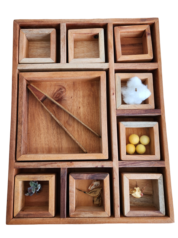 Sorting Tray, 9 Compartments and Boxes — EducationAll Australia