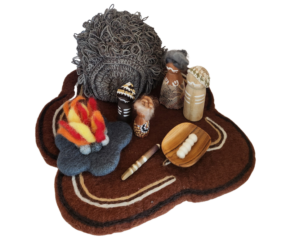 Aboriginal Humpy, Camping and Fire Set — EducationAll Australia