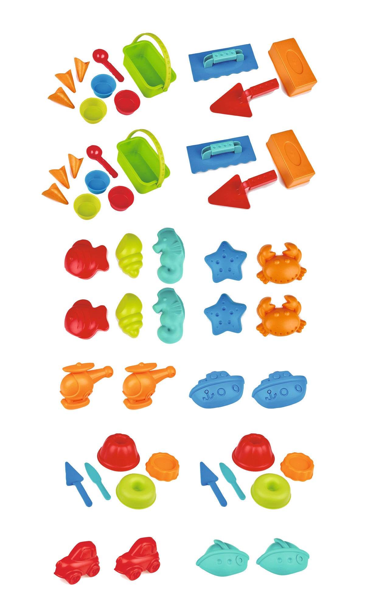 Sand Set Forms 50 Pieces — EducationAll Australia