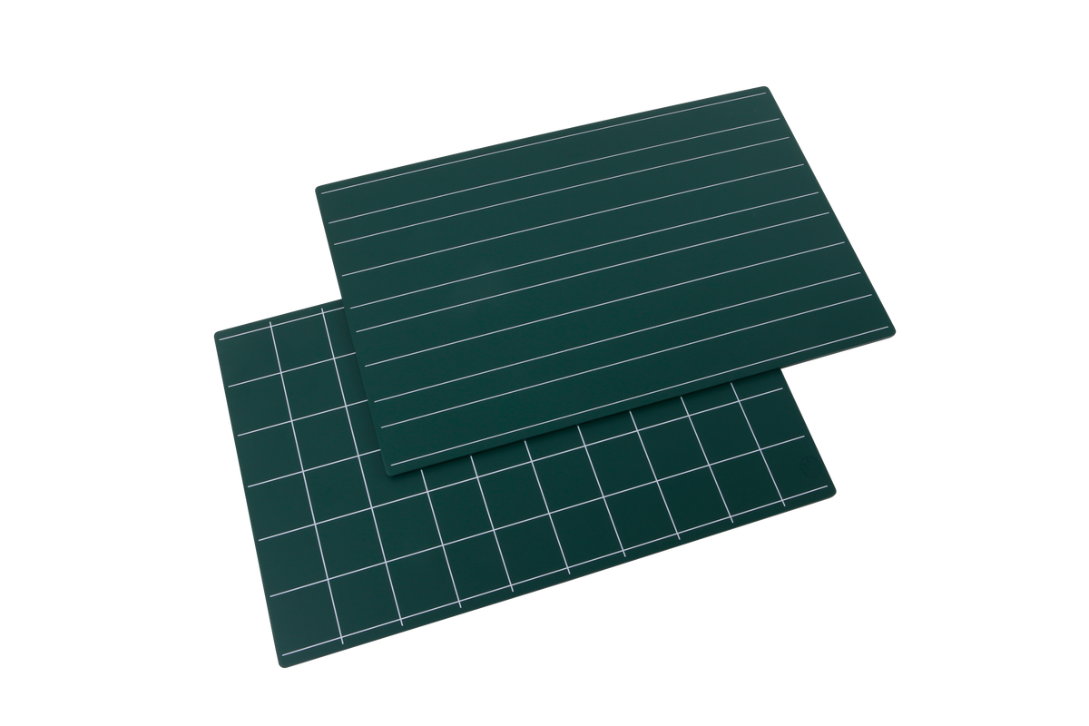 Greenboards With Double Lines And Squares: Set Of 2 — EducationAll ...