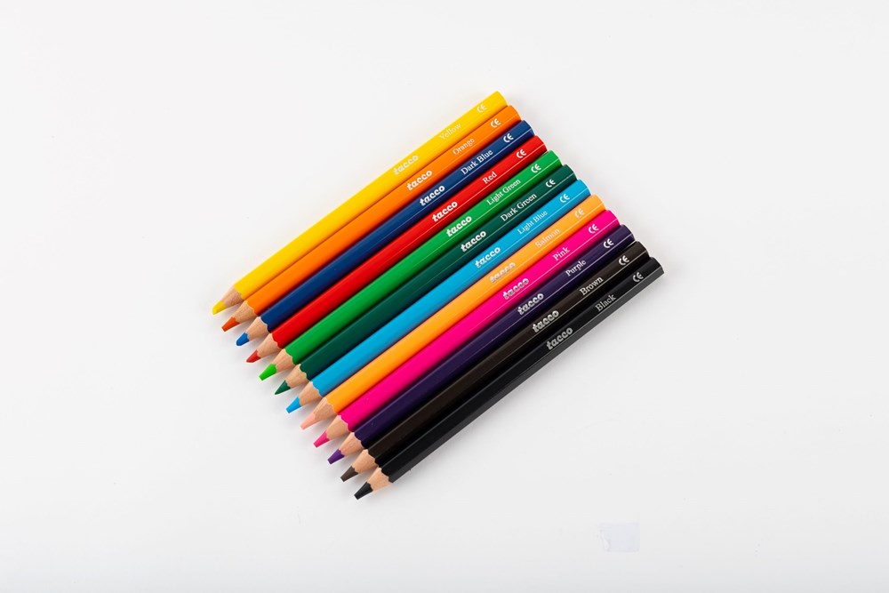 Jumbo Hexagonal Coloured Pencils Pack of 12 — EducationAll Australia