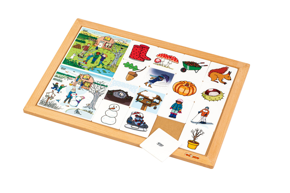 Card Sorting Game Four Seasons Series - Autumn and Winter (New ...